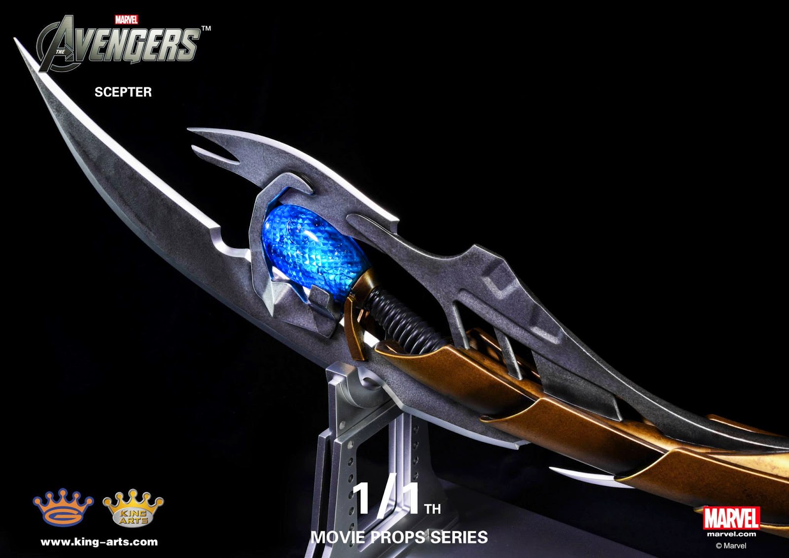 NewGen ToyZ: 1/1 Movie Props Series * MPS002 * 1/1 LOKI’S CHITAURI SCEPTER