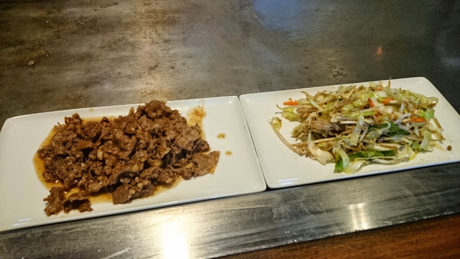 Having Teppanyaki at Mismukuno