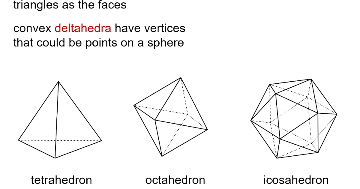 MEDIAN Don Steward mathematics teaching: 3D geometry: deltahedra