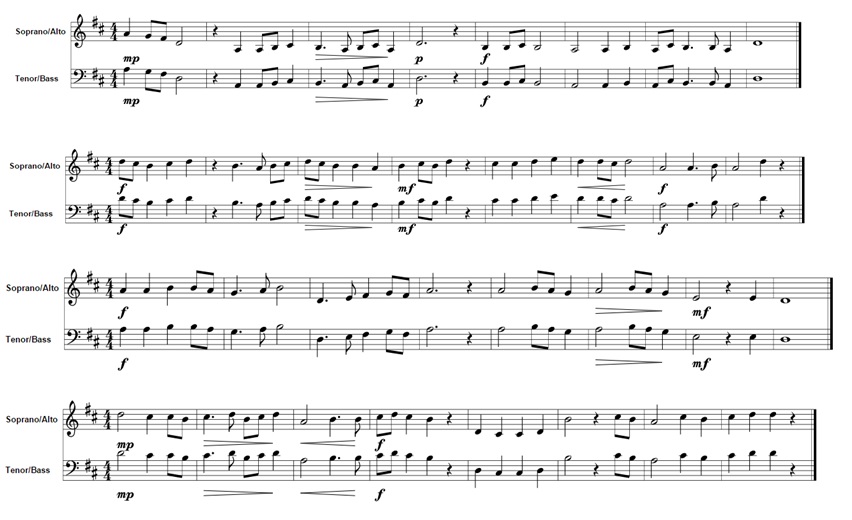 Chorus Rehearsals and Assignments: August 2015