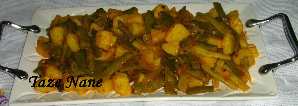 TAZE NANE: PATATESLİ TURŞU KAVURMASI
