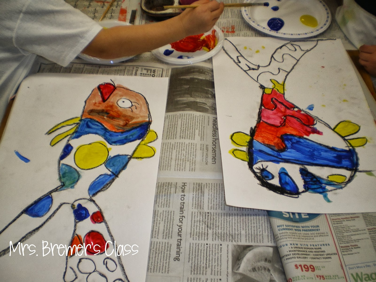 Color Mixing Activity Art Lesson for Kindergarten | Mrs. Bremer's Class