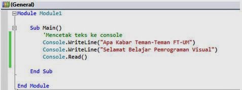 PENGENALAN VISUAL BASIC. NET & VARIABEL DAN TIPE DATA