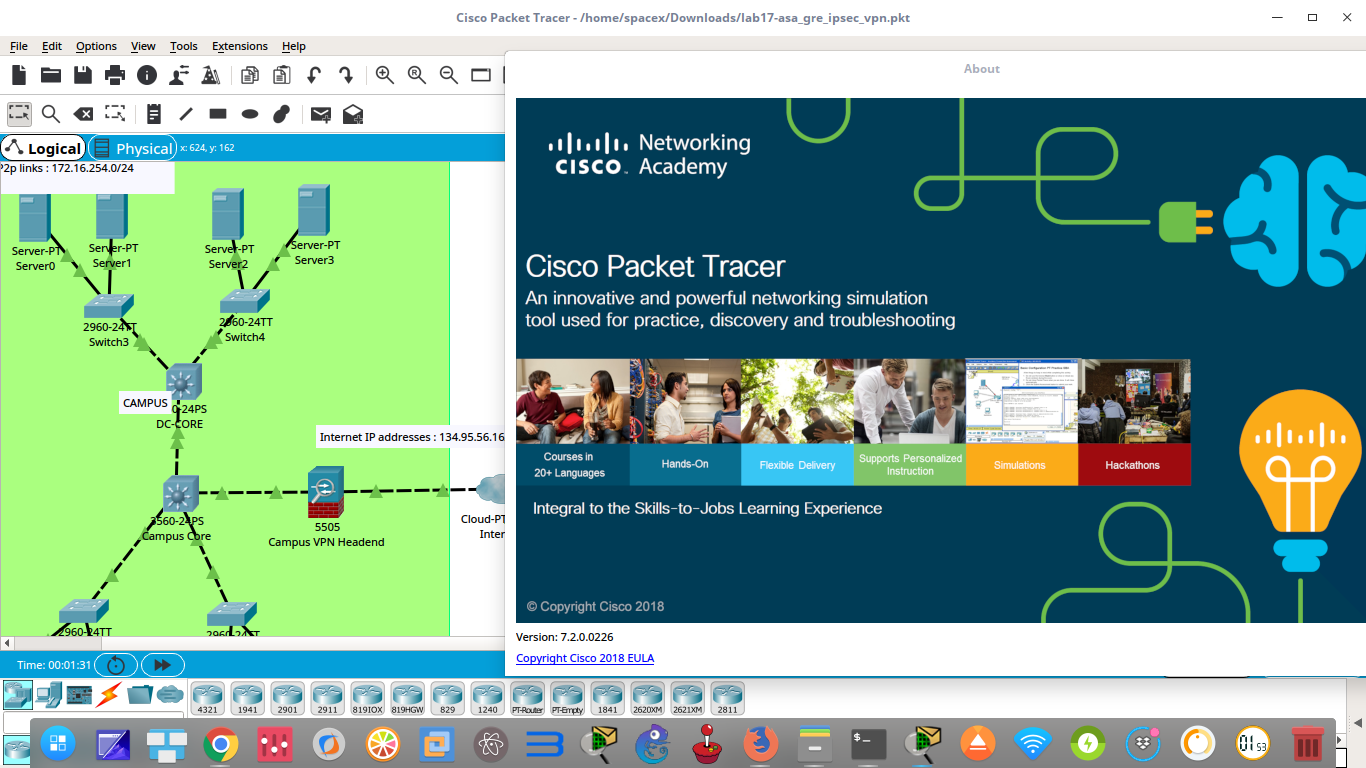 Cisco Packet Tracer 7.2 for Linux Windows (32 Bits _ 64 Bits)