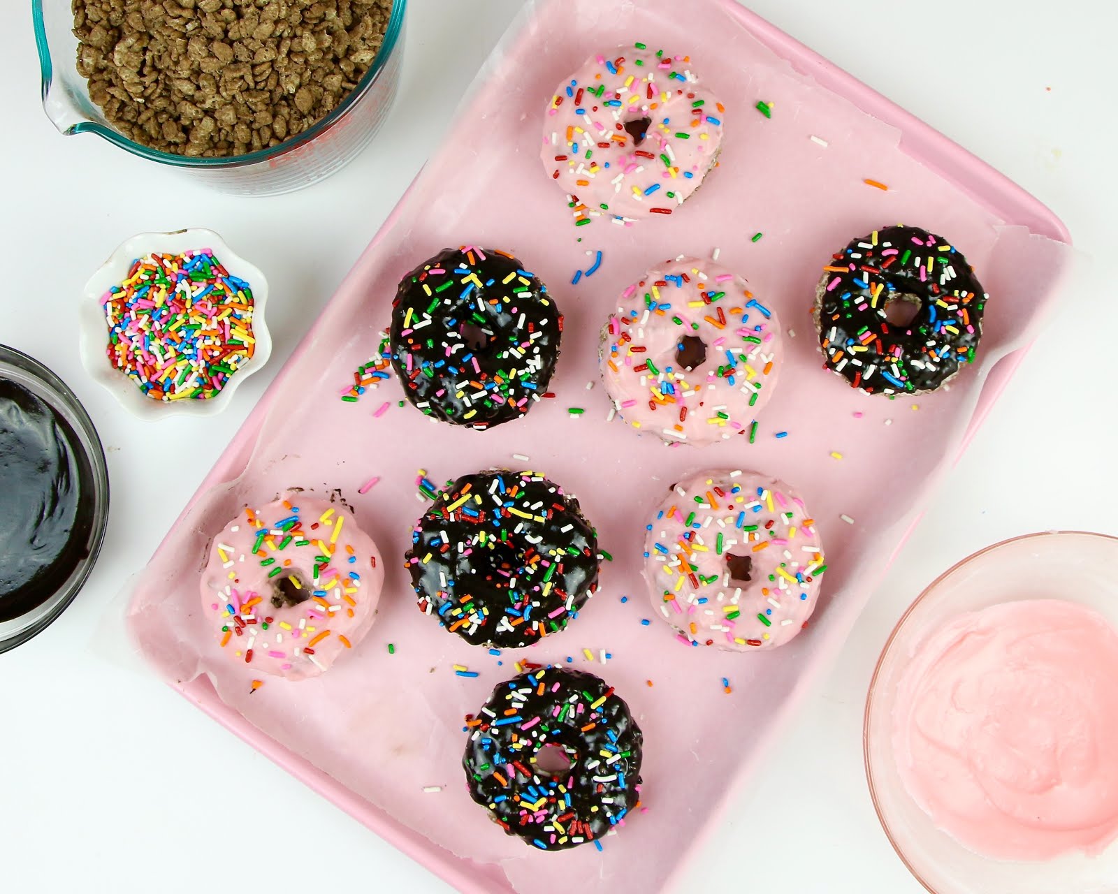 {VIDEO} Rice Krispies Treat Donuts - The Lindsay Ann