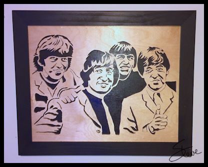 Scrollsaw Workshop: The Fab Four Scroll Saw Portrait Pattern.
