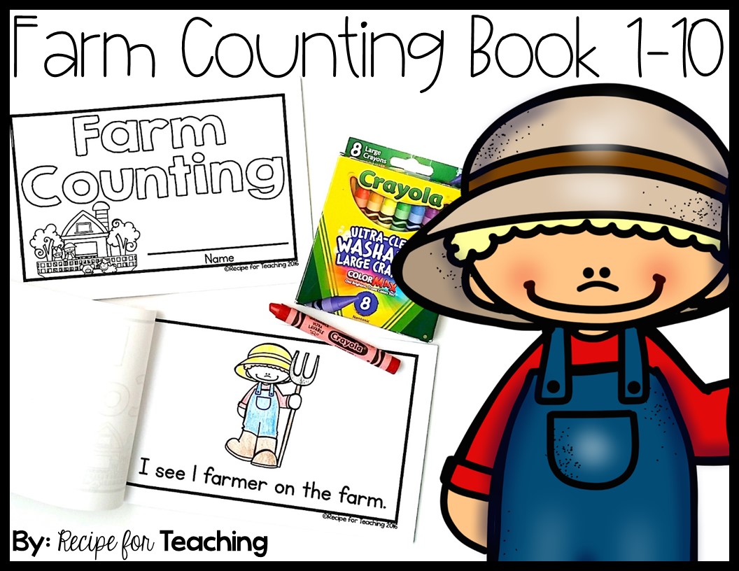 Farm Counting Book 1-10 - Recipe for Teaching