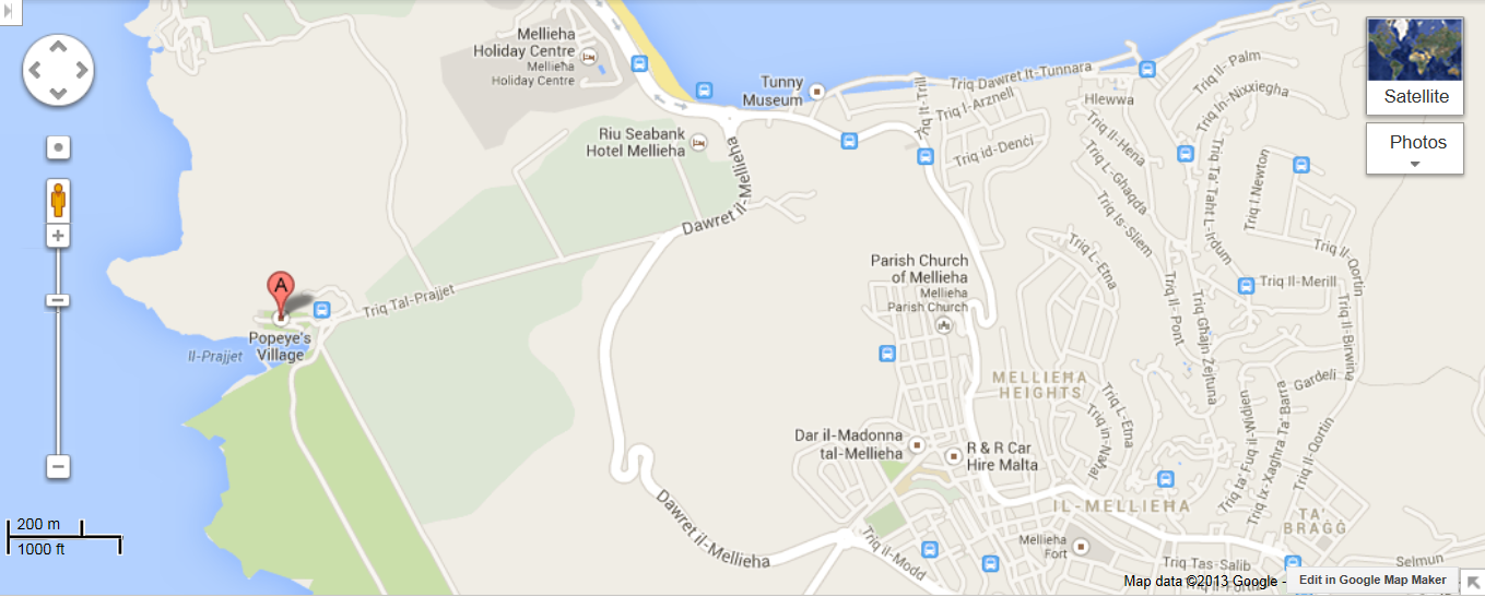 VIAJES EN LA MOCHILA: 52.- POPEYE VILLAGE (MELLIEHA, MALTA)