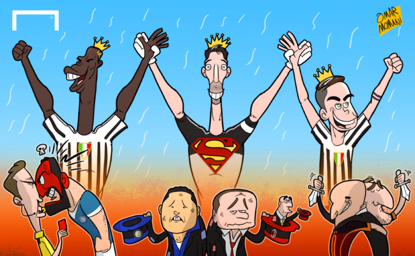 Omar Momani cartoons: Juventus the Champions