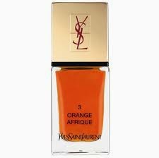 old: shine eye's shiny nails: ysl - orange afrique