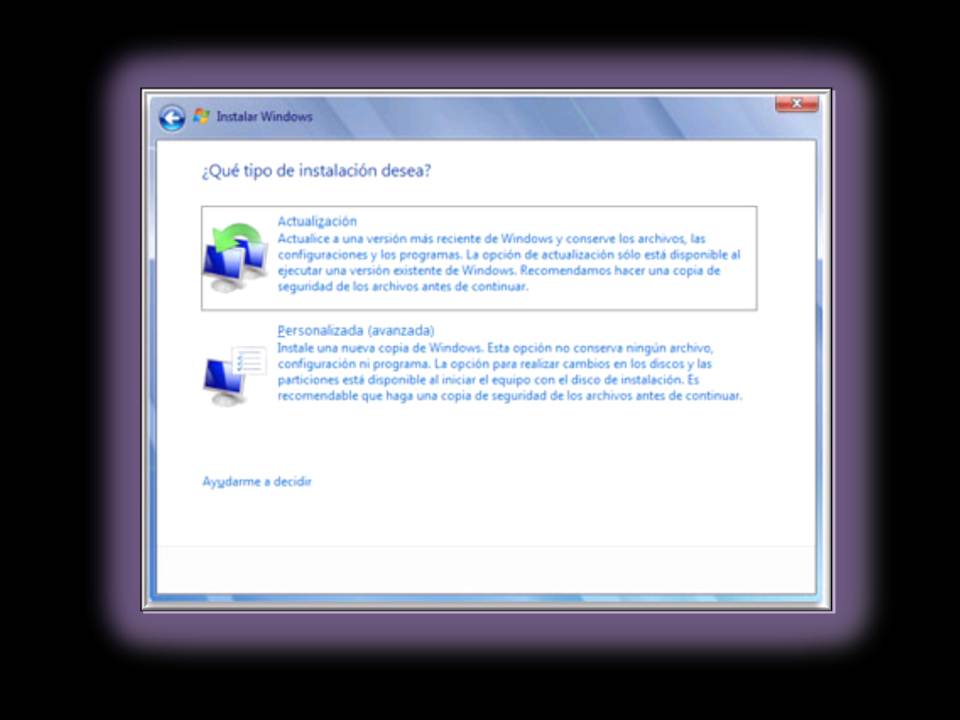 Guia de instalcion Personalizada y tipica de windows 7