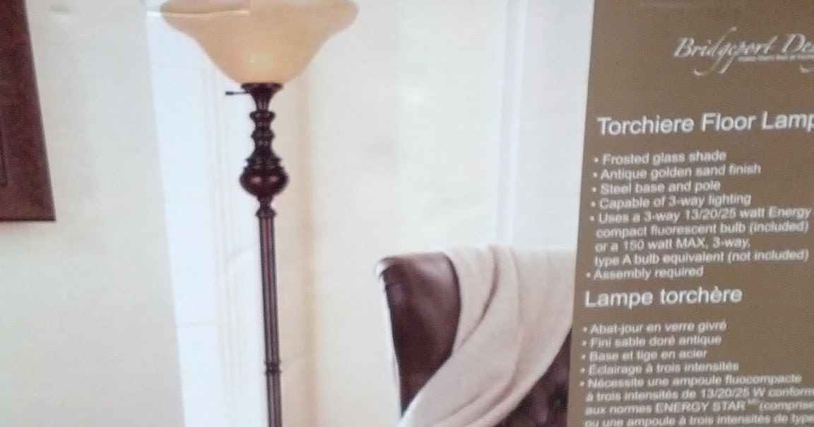Bridgeport Designs Torchiere Floor Lamp | Costco Weekender