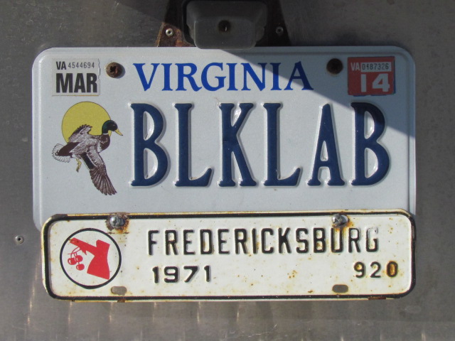 2012 MNRC Blog: Master National Vanity Plates