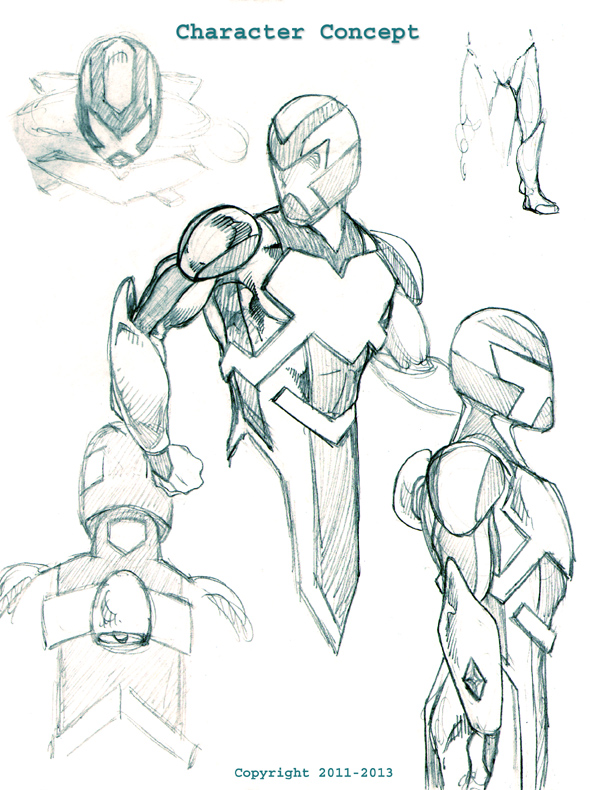 Outcast Zero, Hero Out Of Time Character Design