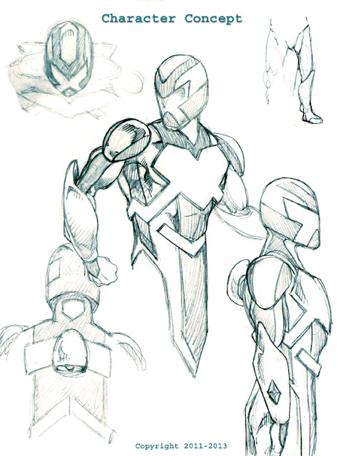 Outcast Zero, Hero Out Of Time Character Design