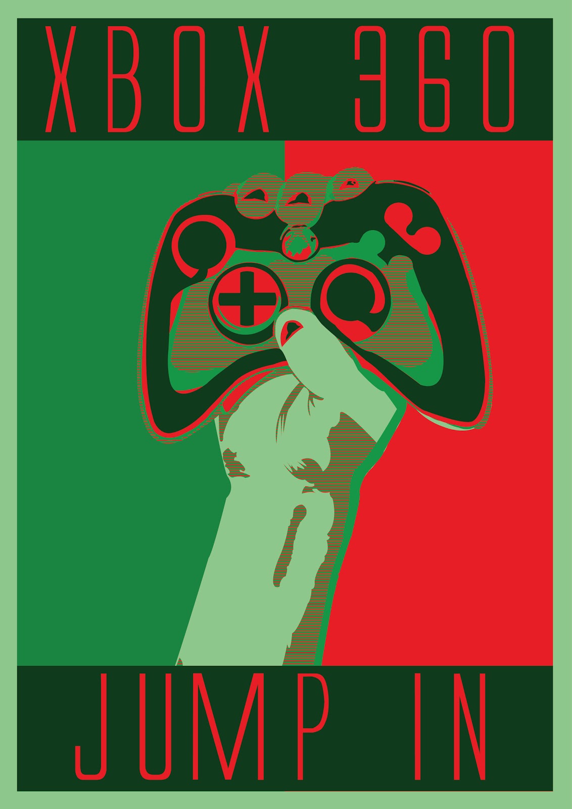 Ethan Kurylo Designs: Xbox 360 Poster