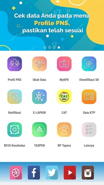 My SAPK BKN App Android Untuk Cek Data Profil PNS Terbaru dari BKN - Egoswot