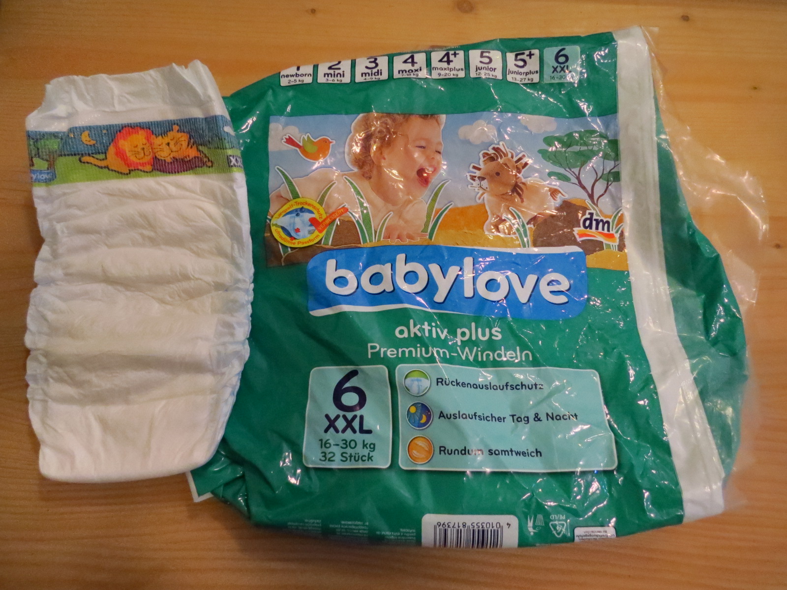 WindelgeschichteDE: Windel Test: Babylove Windeln Größe 6 (16-30 Kg)