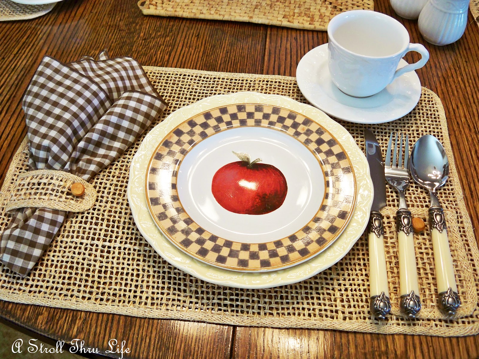 Simple Easy Breakfast Table - A Stroll Thru Life