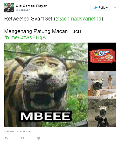 Kumpulan Meme Kocak Patung Macan Nyengir Yang Lagi Heboh | LIAT AJA