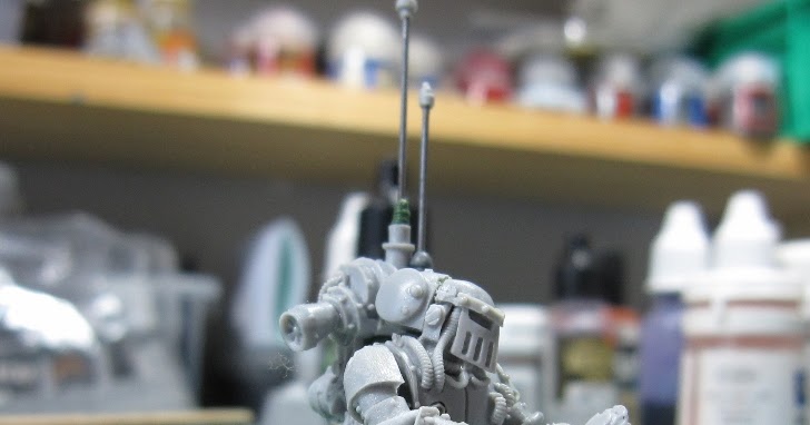 SON'S OF SOTHA.: WIP: Kit-bash, Iron Warriors Master of Signal.