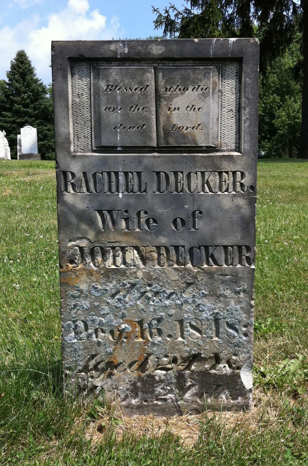 Gravestoned: “Blessed are the dead”