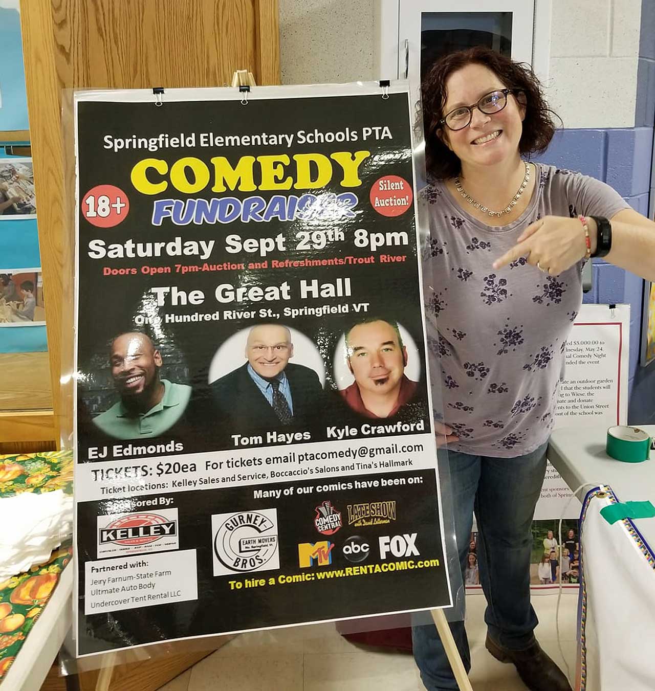 Springfield Vermont News: Springfield Elementary School PTA comedy ...