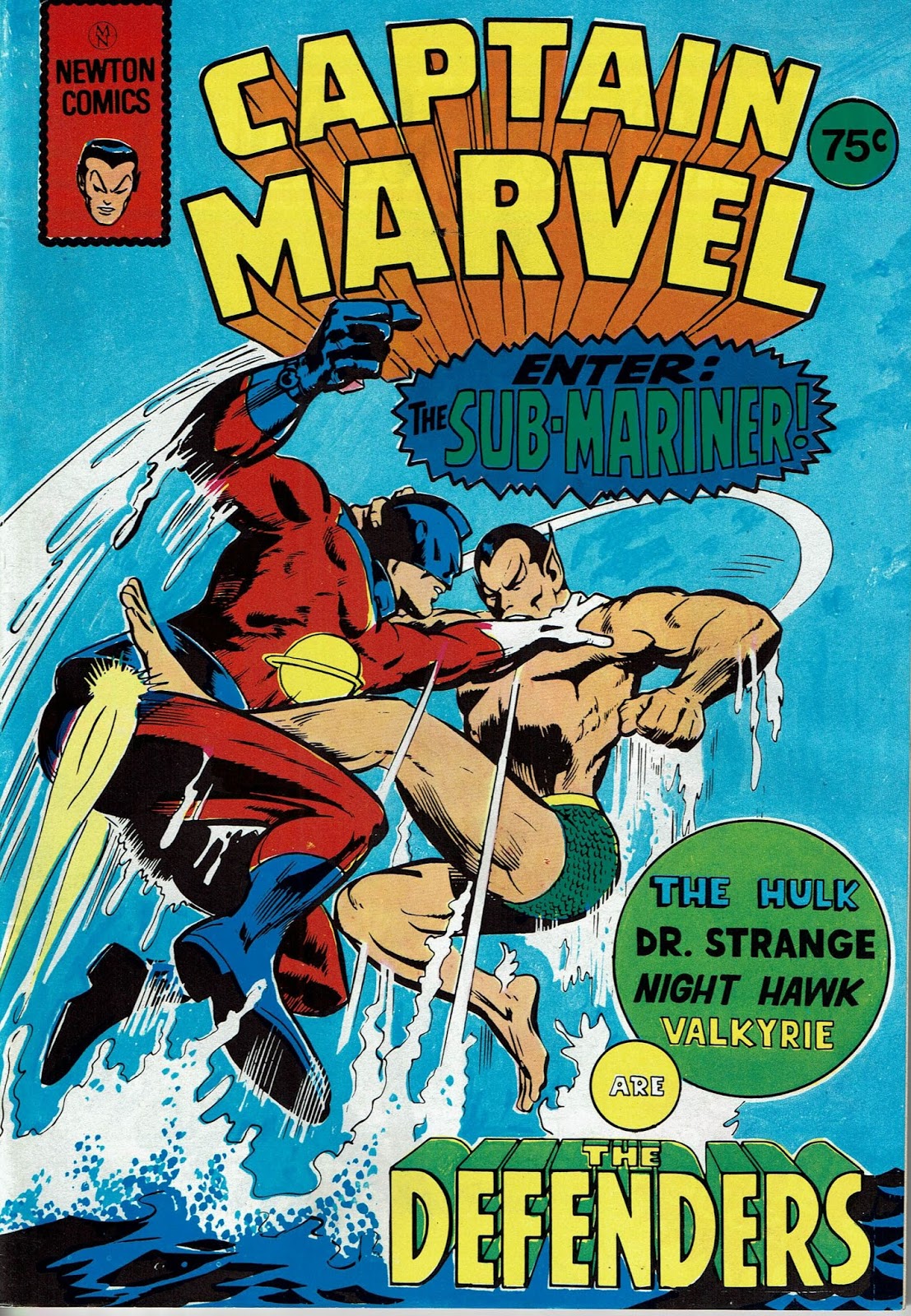 notes from the junkyard: Two Australian Captain Marvel variants