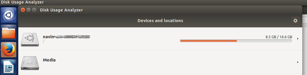 N Recursions: Interpreting the disk usage analyzer of Linux