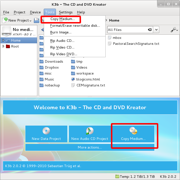 Linux Commando: Backup DVDs using K3b