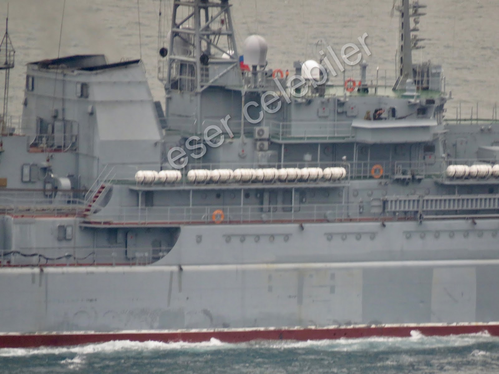WARSHIPS ON THE BOSPHORUS: 158 Caesar Kunikov (BDK-64) Ropucha II