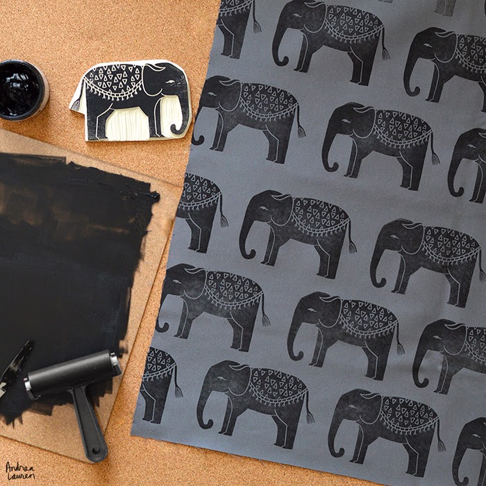 Ink Print Repeat by Andrea Lauren: July 2014