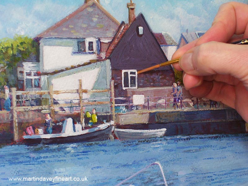 Martin Davey Illustration and Fine Art: working on closeup 19