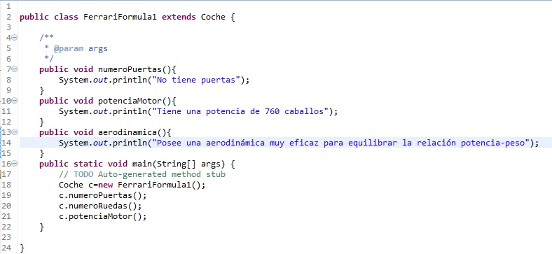 Programacion Orientada a Objetos: Herencias