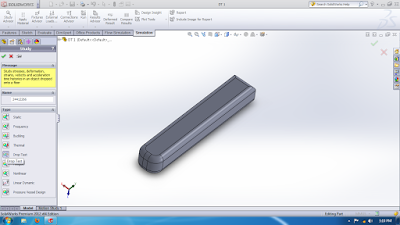 Drop Test Analysis Menggunakan SolidWorks 2012