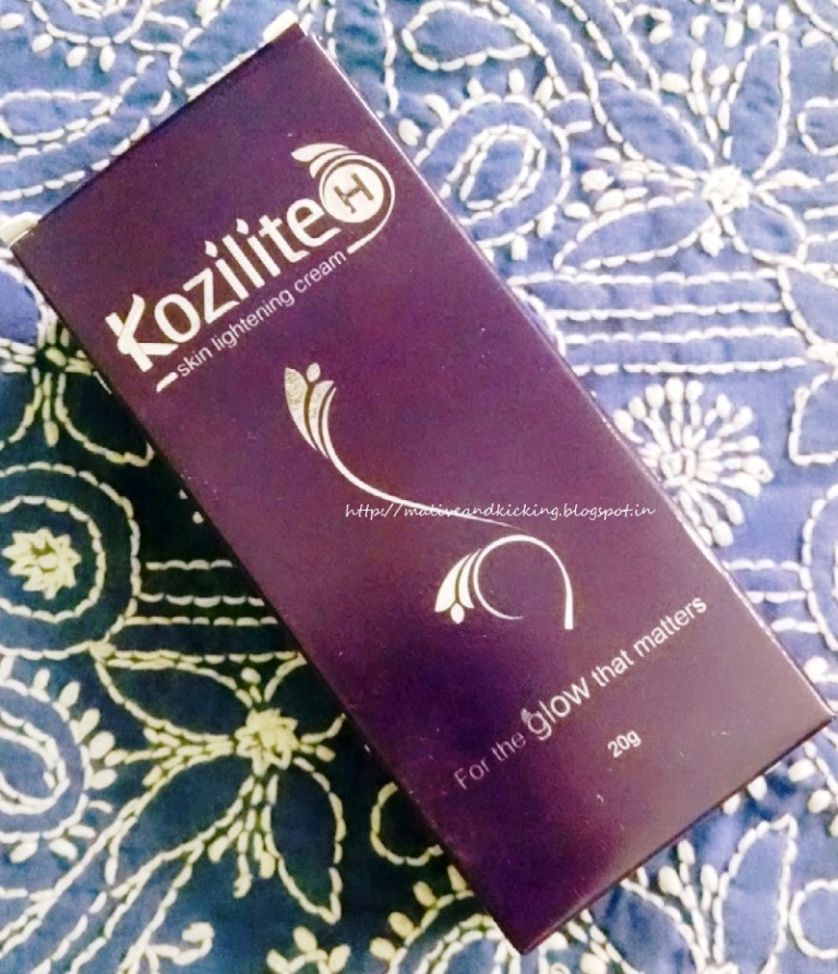Alive n Kicking: Ethicare Remedies Kozilite H Skin Lightening Cream Review