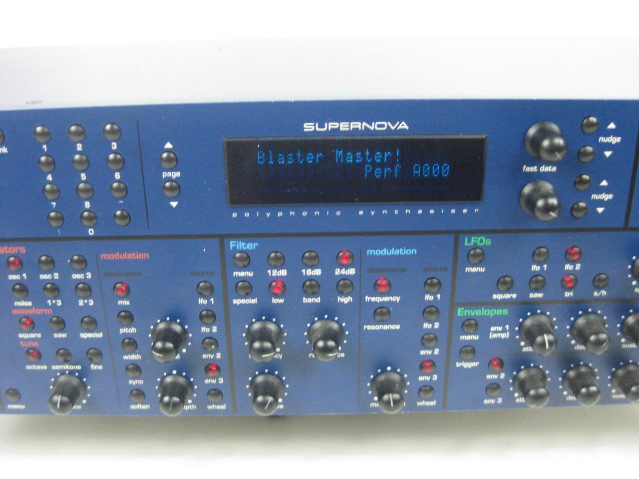 MATRIXSYNTH: Novation SUPERNOVA Rack Ver 4.1 20 VOICE ASM Synthesizer ...