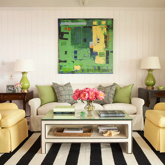 New Home Interior Design: Add Color to Your Living Room