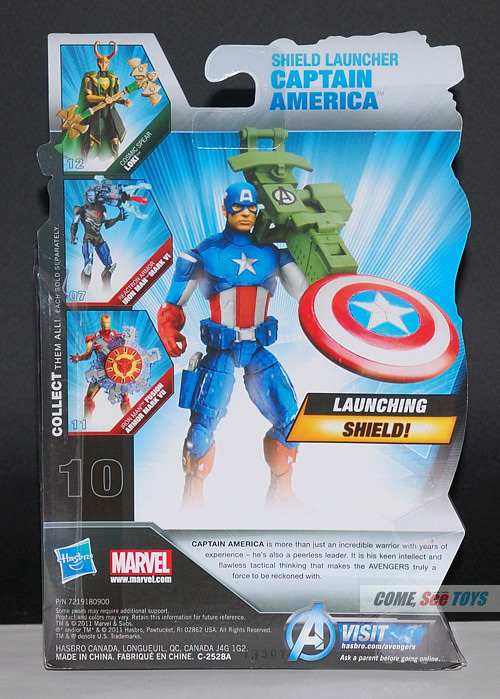 Come, See Toys: The Avengers 3.75" Shield Launcher Captain America