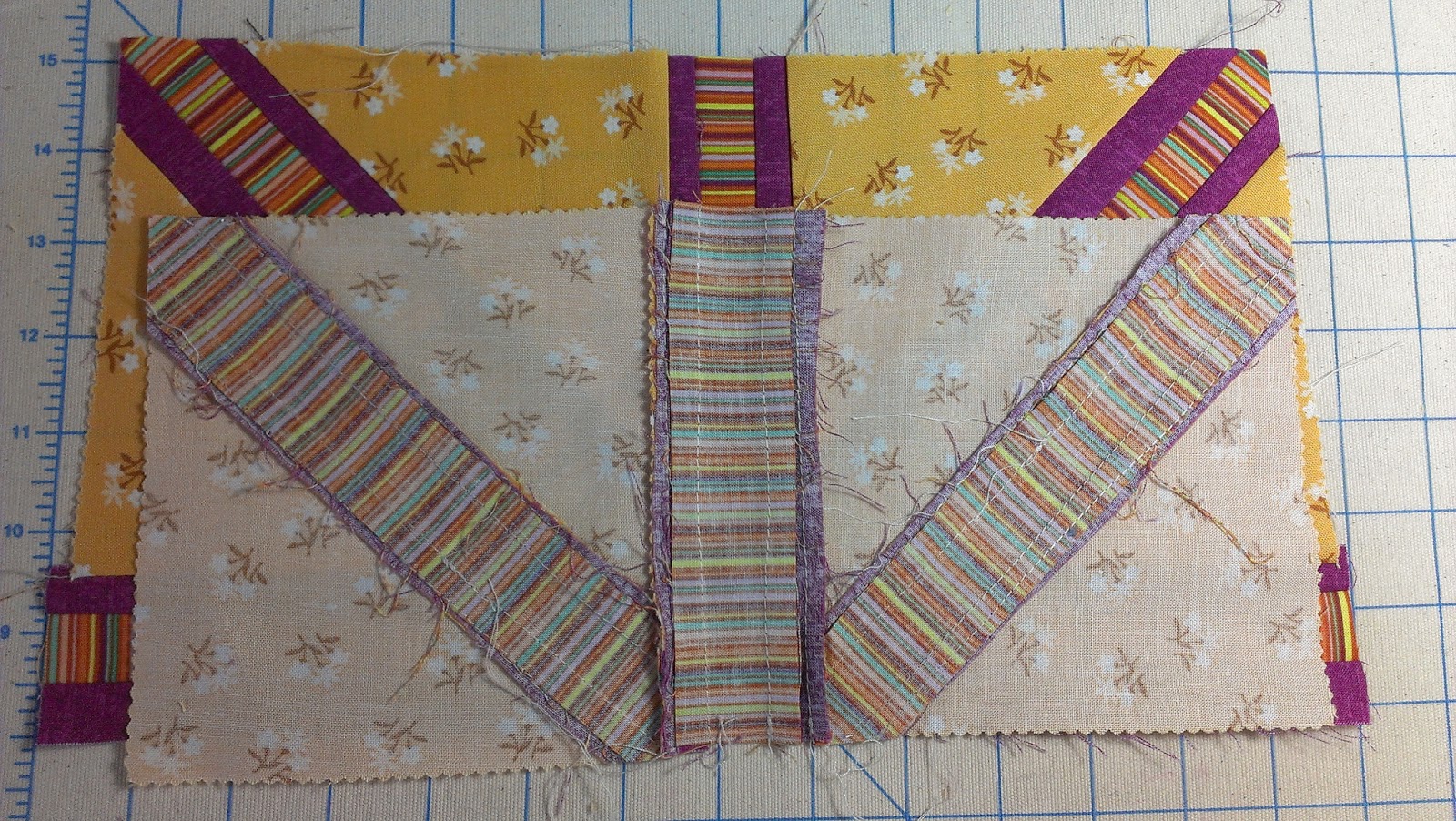 SewBerryPatch: Union Jack quilt block tutorial