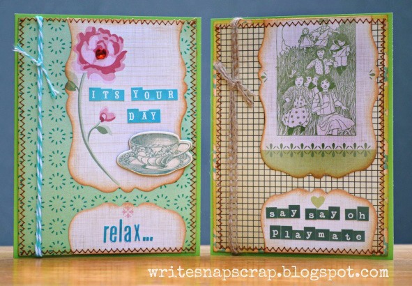 Write Snap Scrap: Cards with Cosmo Cricket Journaling Spots