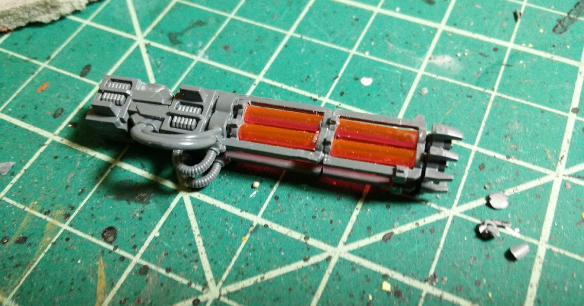 Necron Army Work in Progress pics: Heavy Gauss Cannon