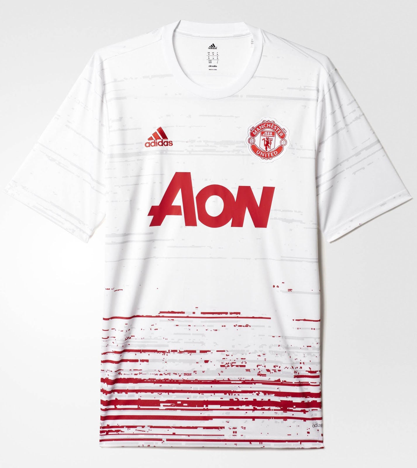 White Manchester United 16-17 Pre-Match Shirt Released - Footy Headlines