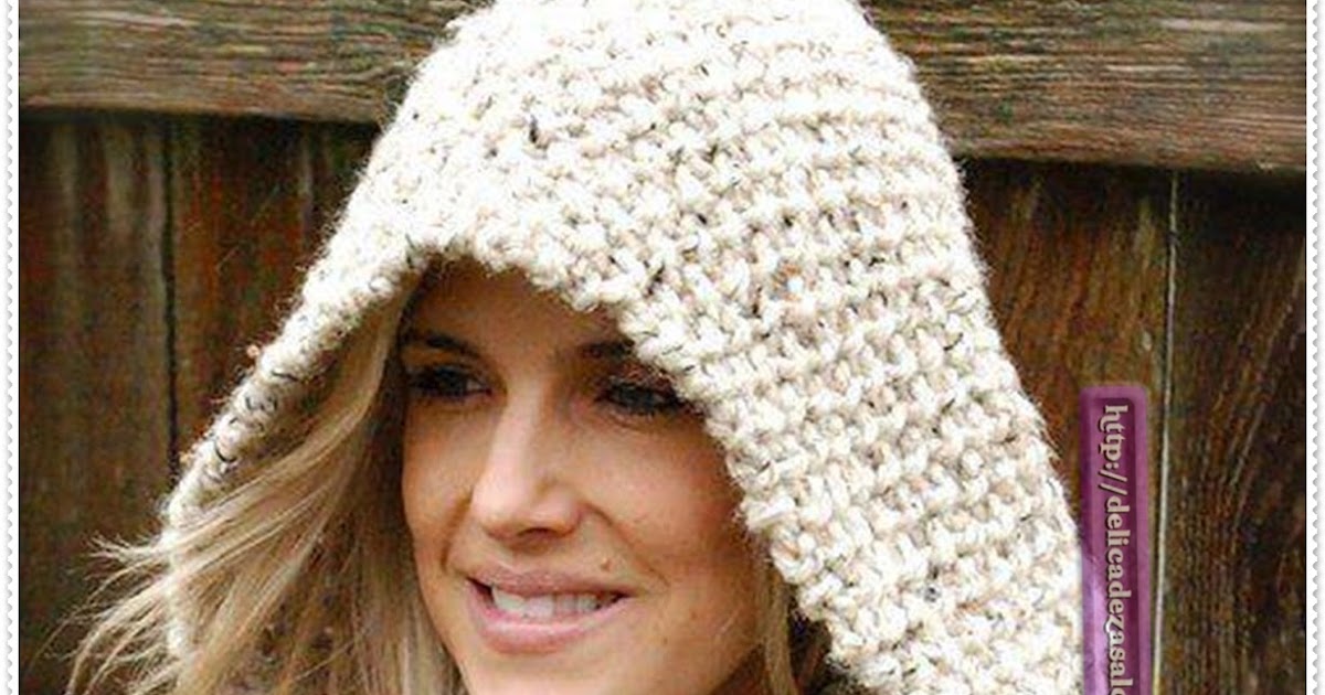 Ideas Para El Hogar Capuchas Dos Agujas Y Crochet