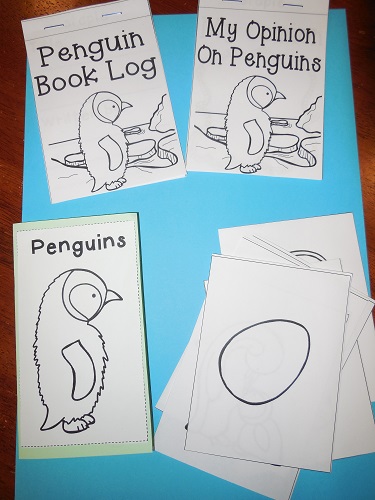 The Paper Maid: Interactive Penguin Lapbook