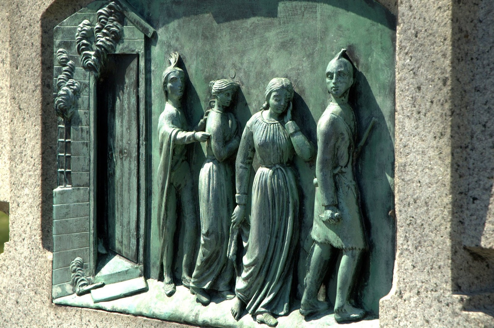 OTIS (Odd Things I've Seen): Scalp Condition: Hannah Duston Statues