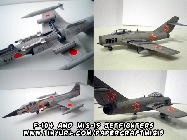 Paper Wargames: MIG-15 y F-104