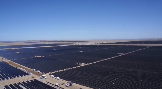The Topaz Solar Farm has 550 megawatts/ powers 160,000+ California homes