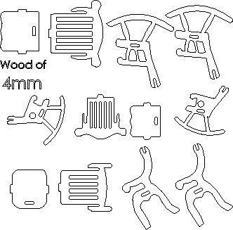 free dxf chair - cnc world free download files