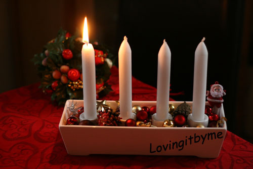 Idag tänder Vi första ljuset i advent